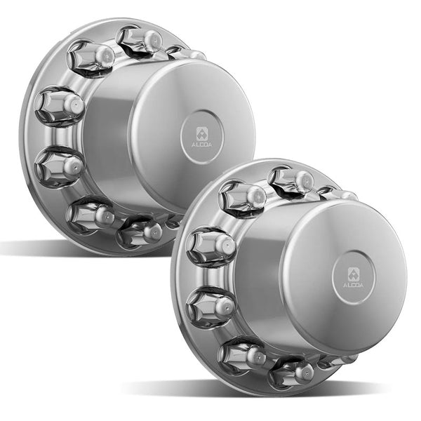 Alcoa Rear Chrome Interlocking Hub Cover Kit (Direct Screw On) Single ...